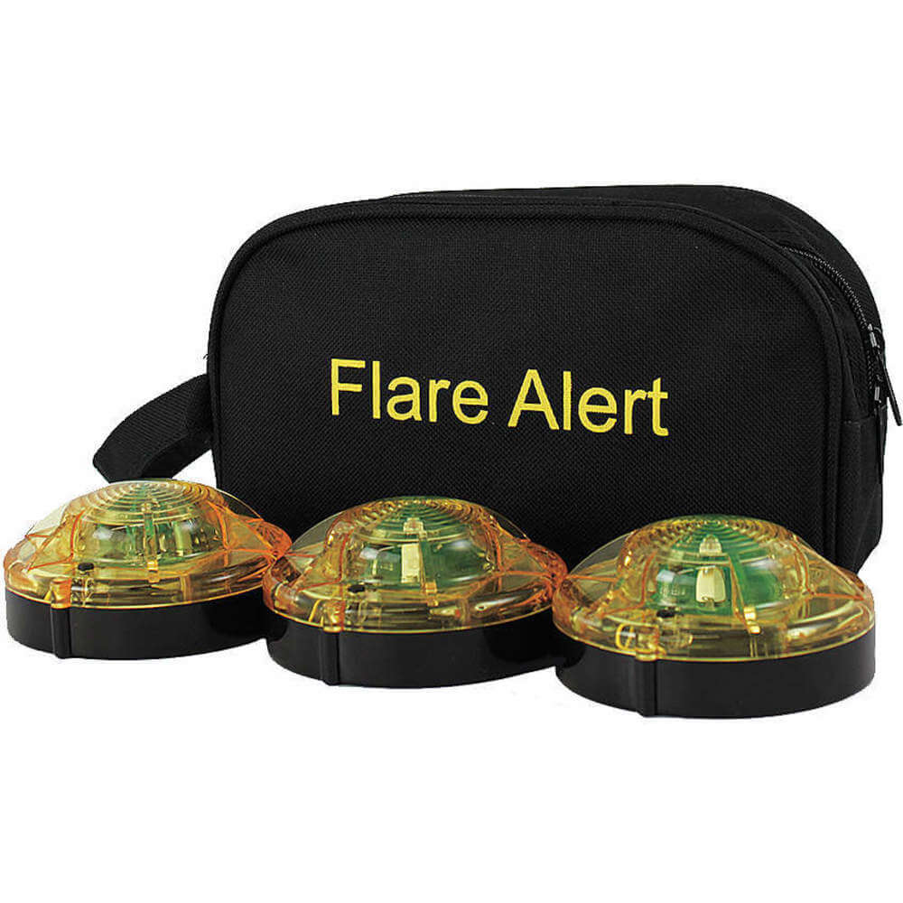 FLAREALERT B3YBP2 Kit LED Road Flare 1 Watt Giallo | AB8UXP 29DX91