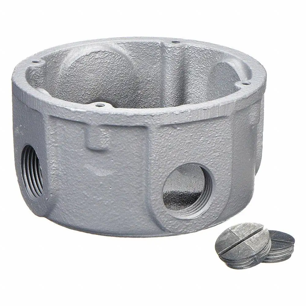 APPLETON ELECTRIC JBDX-75 도관 배출구 본체, 3/4인치 트레이드, X 본체, 23cu. 인치, 철, 나사형 ...