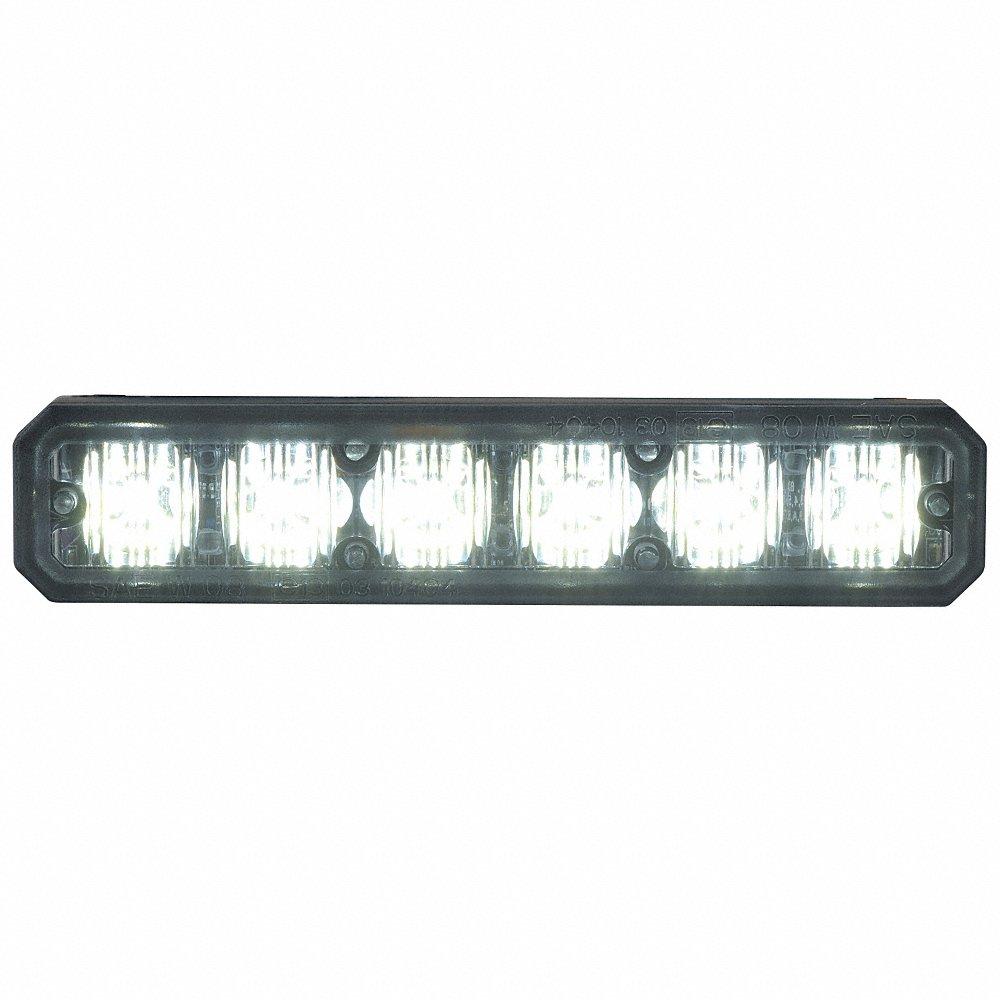 Federal Signal MPS650-RR | 39F777 | 周辺ライト、長さ 4 3/4 インチ、赤、6 ヘッド、LED | 日本