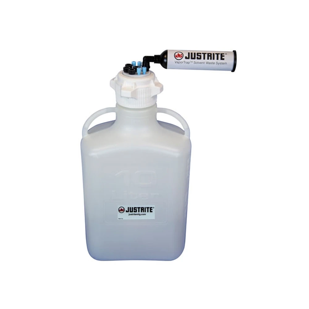 Justrite 12817 | Carboy con kit filtro, tubo da 1/8 di pollice, 10L ...