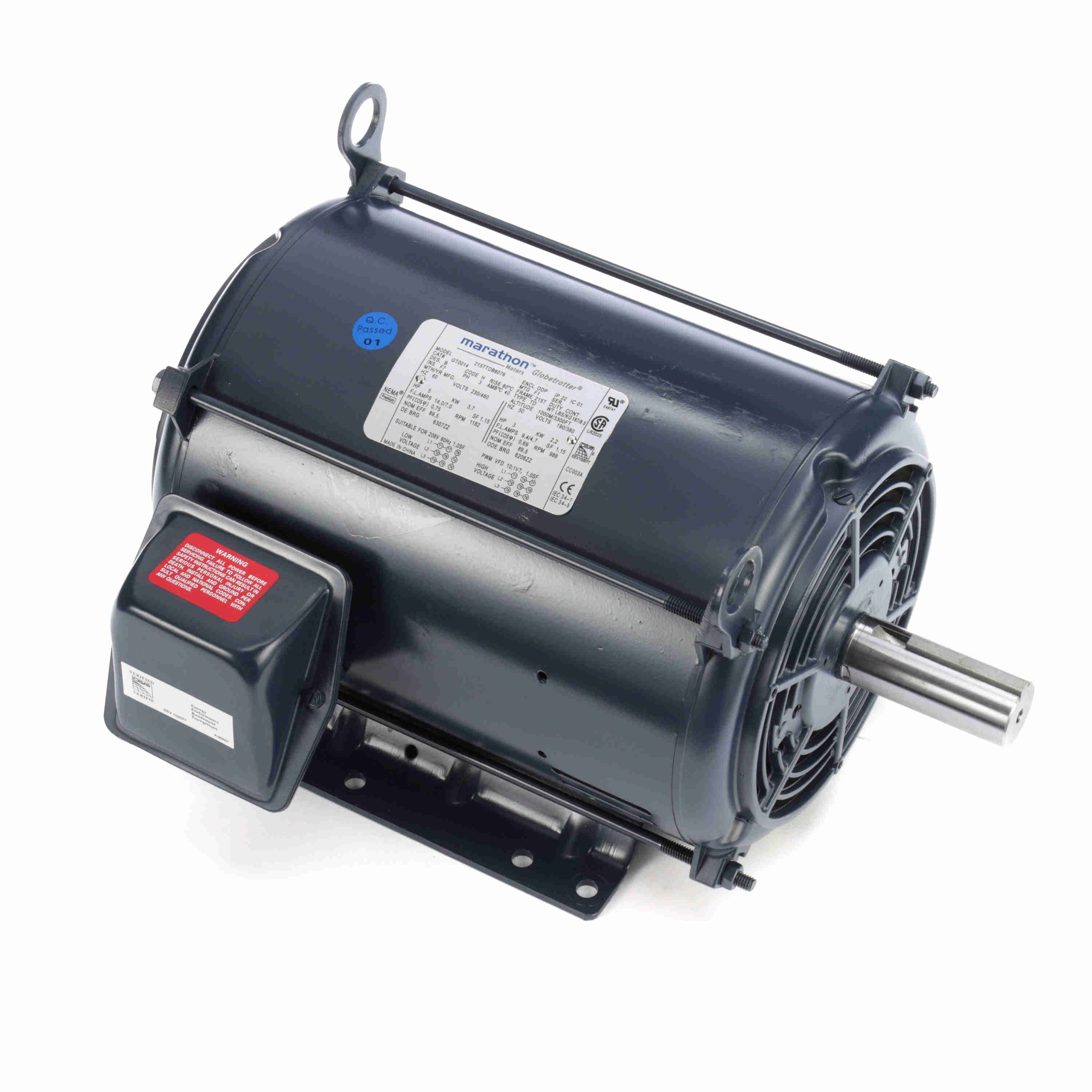 MARATHON MOTORS 445TTDCD6060 | General Purpose Motor, 200 hp, 3 Phase ...